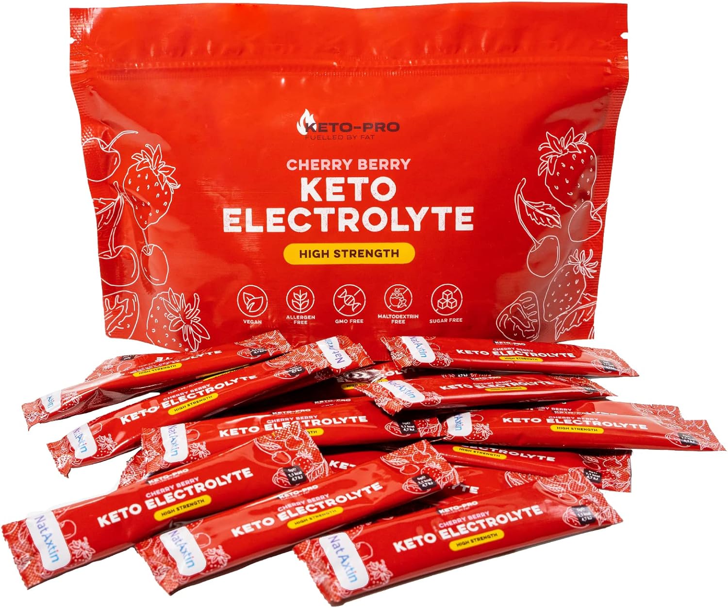 Keto-Pro Keto Electrolytes 80g | Electrolyte Powder Sachets for Extra ...