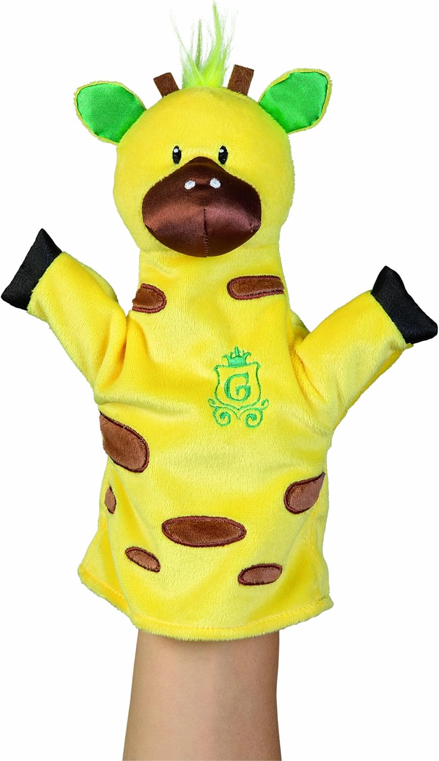 Amazon.com: Manhattan Toy Jungle Snugglies Gino Giraffe Hand Puppet ...