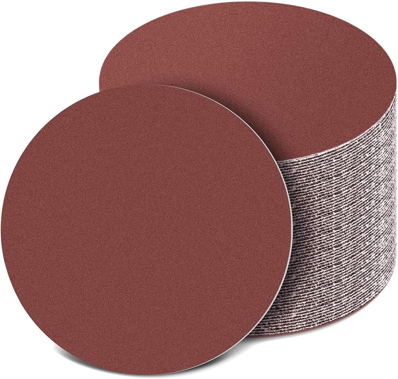 100 Schleifscheiben 150 mm mit Klett ohne Loch in verschiedenen ...