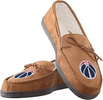 Amazon.com : FOCO Washington Wizards NBA Mens Team Logo Moccasin ...