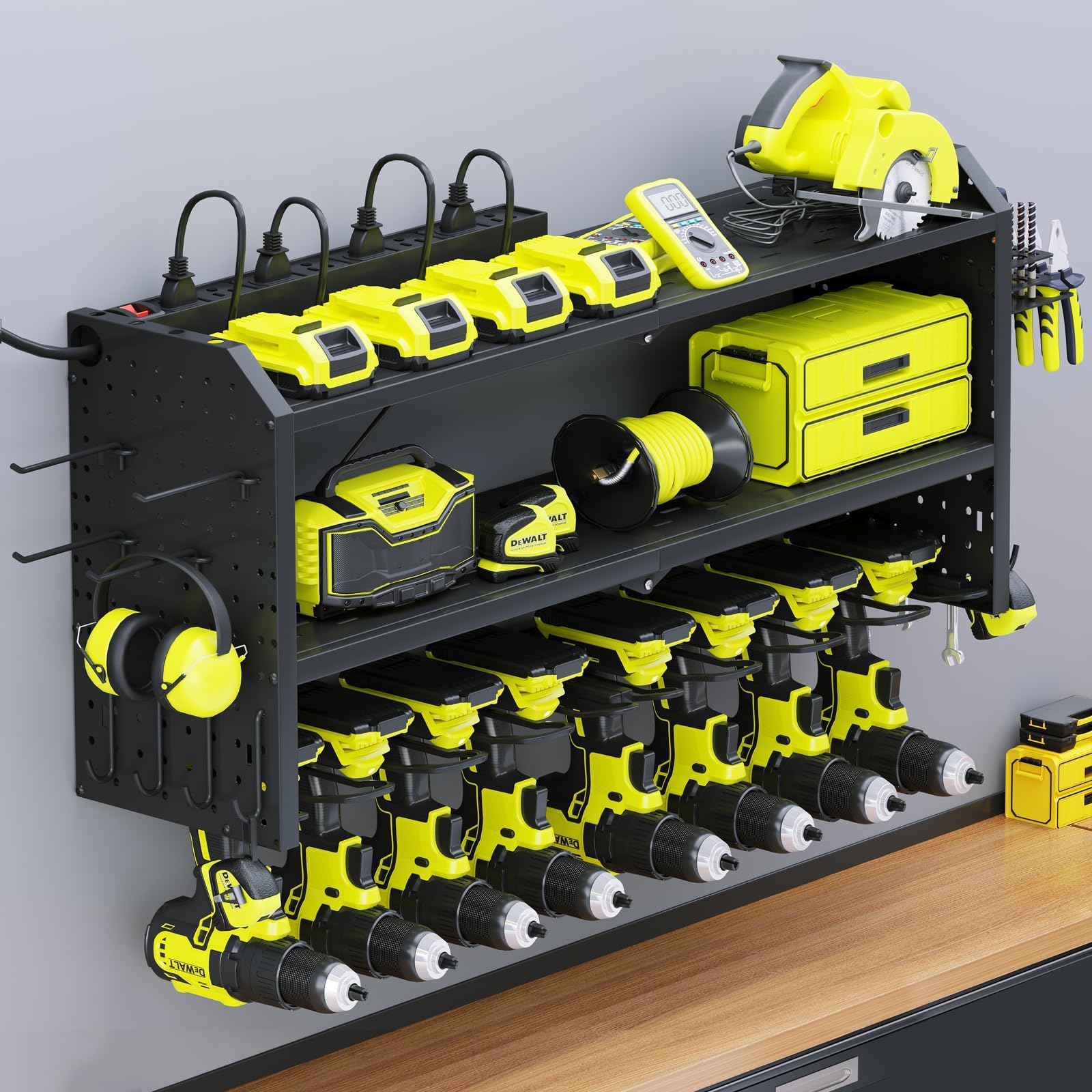 Amazon.com: Mythinglogic Garden Alloy Steel Tool Organizer for Garage ...