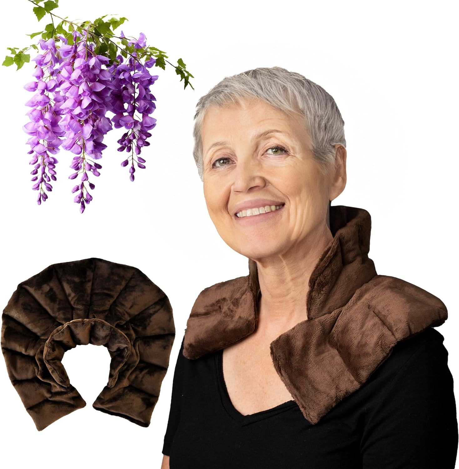 Amazon.com: Herbal Concepts Neck and Shoulder Wrap, Hot & Cold Therapy ...