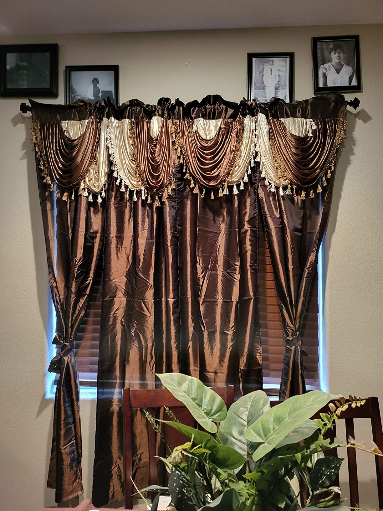 $5/mo - Finance Regal Home Collections Amore Curtains 5-Piece Window ...
