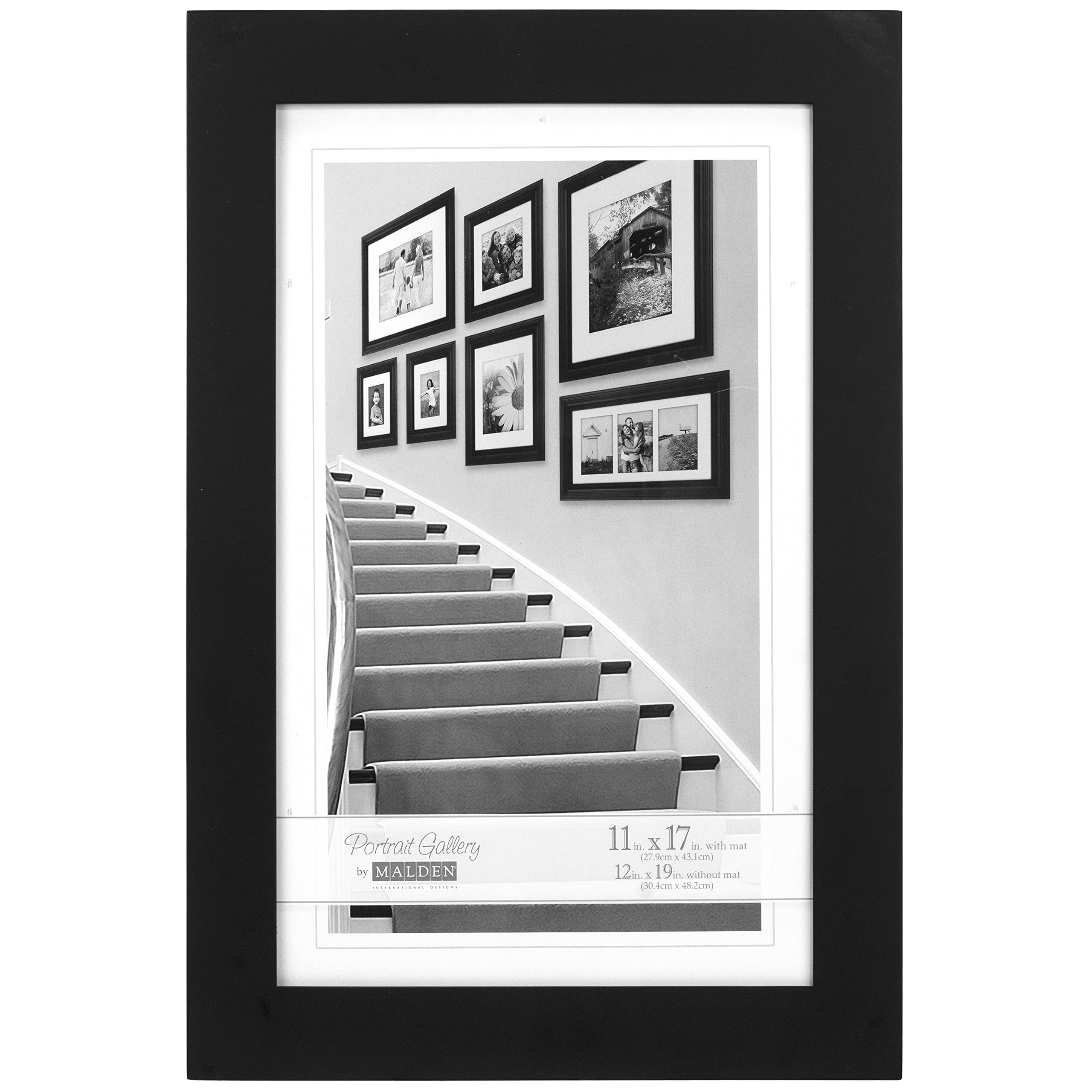 Amazon.com - Malden International Designs Black Manhattan 12x19 Matted ...