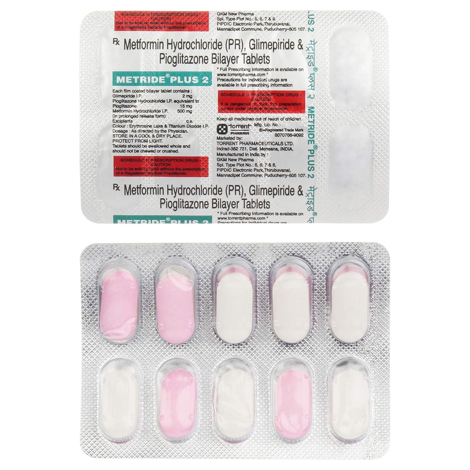 Metride Plus 2 - Strip of 10 Tablets : Amazon.in: Health & Personal Care