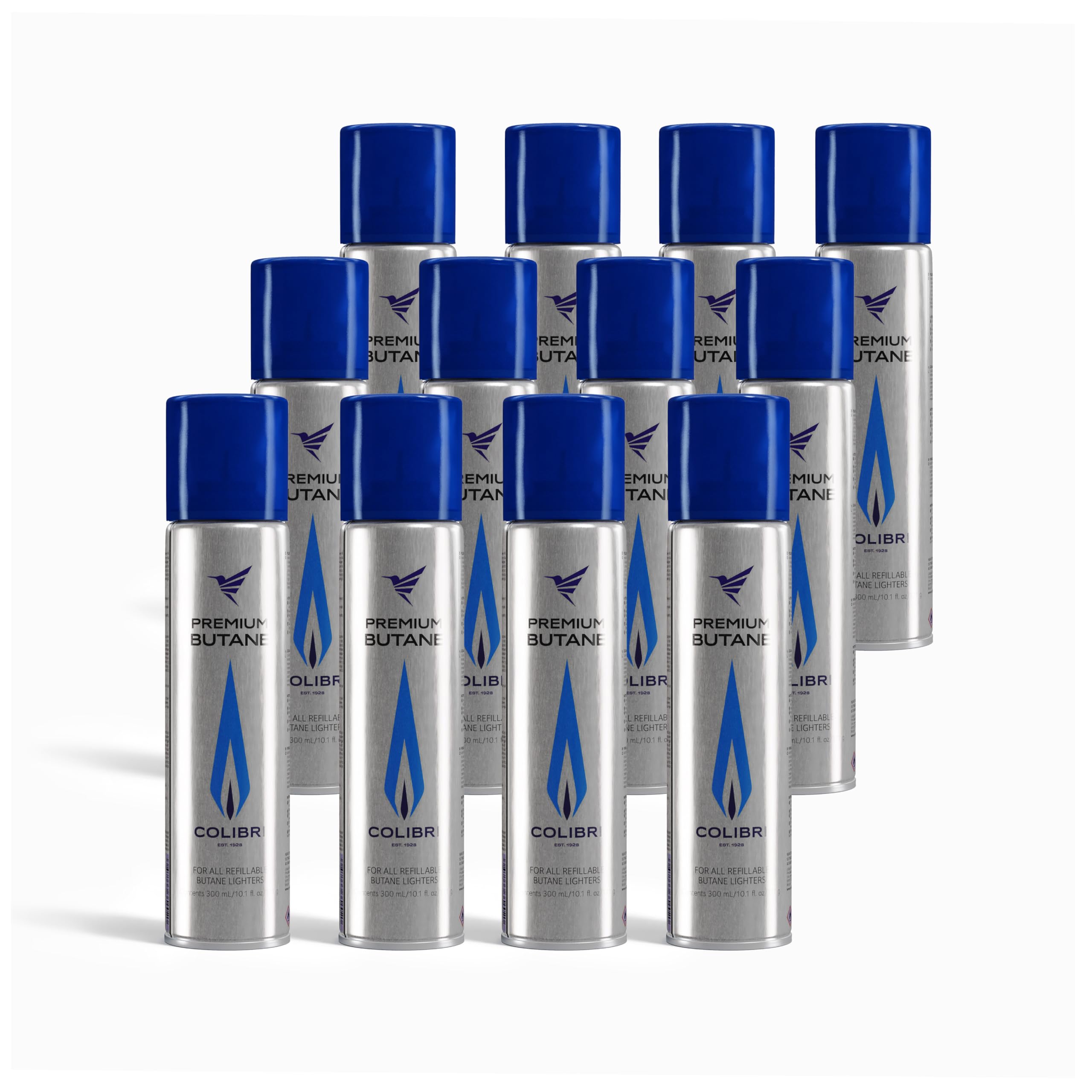 Colibri – Butangas 12 X 300 ml Multipack, zum Nachfüllen von ...