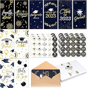Amazon.com: Nuanchu 100 Pack Graduation Cards Bulk, Congrats Grad 2023 ...