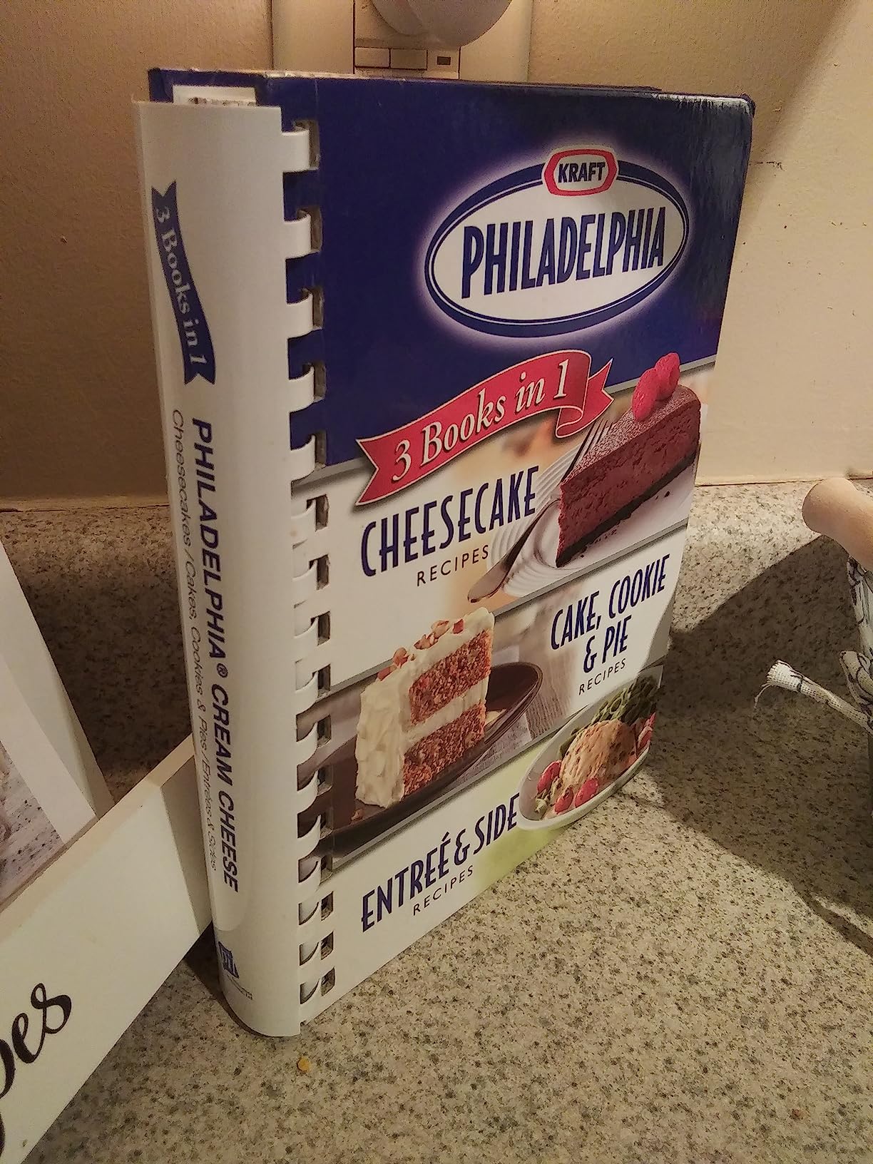 Kraft Philadelphia Cream Cheese 3 Books in 1: Cheesecake Recipes/ Cake ...