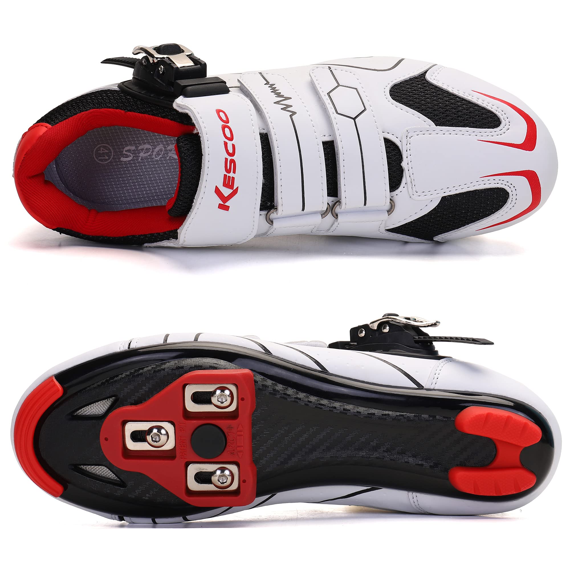 Unisex Cycling Shoes Compatible with pelaton Indoor Road Bike Shoes ...