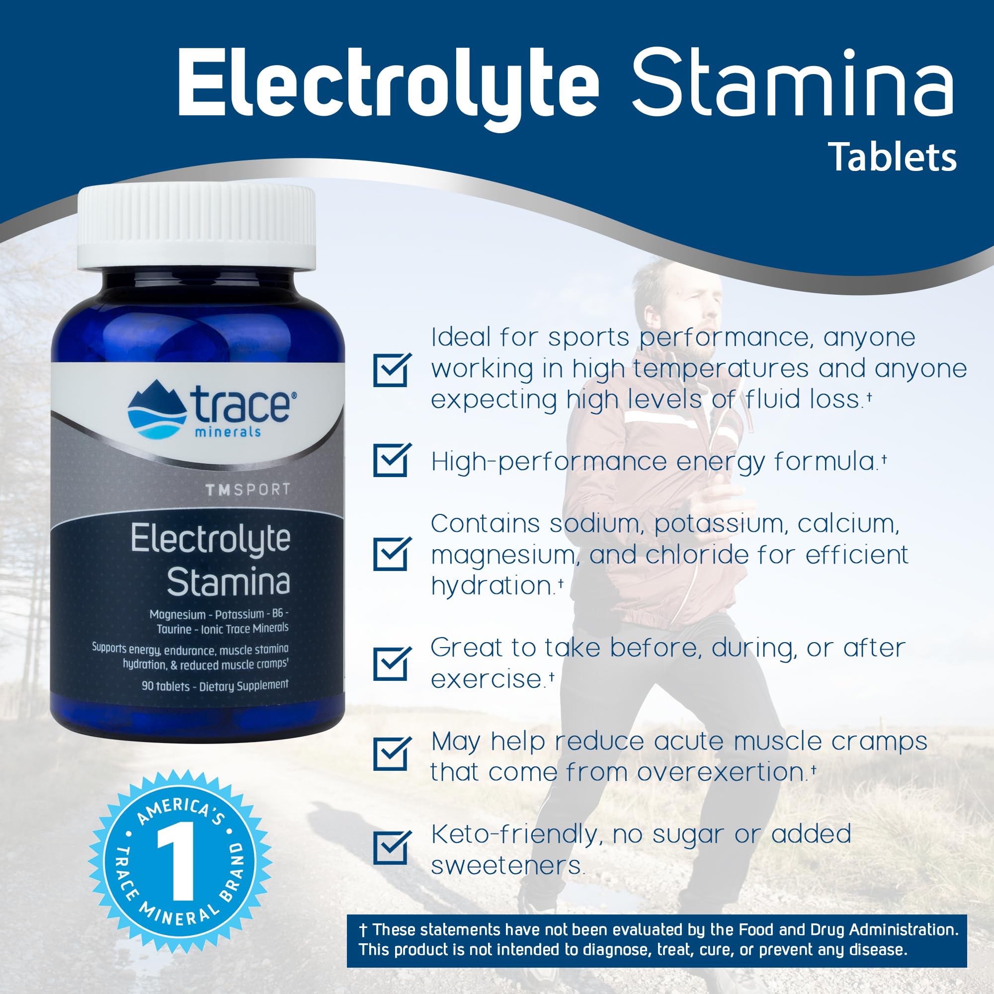 Snapklik.com : Trace Minerals Electrolyte Stamina Tablets Magnesium ...