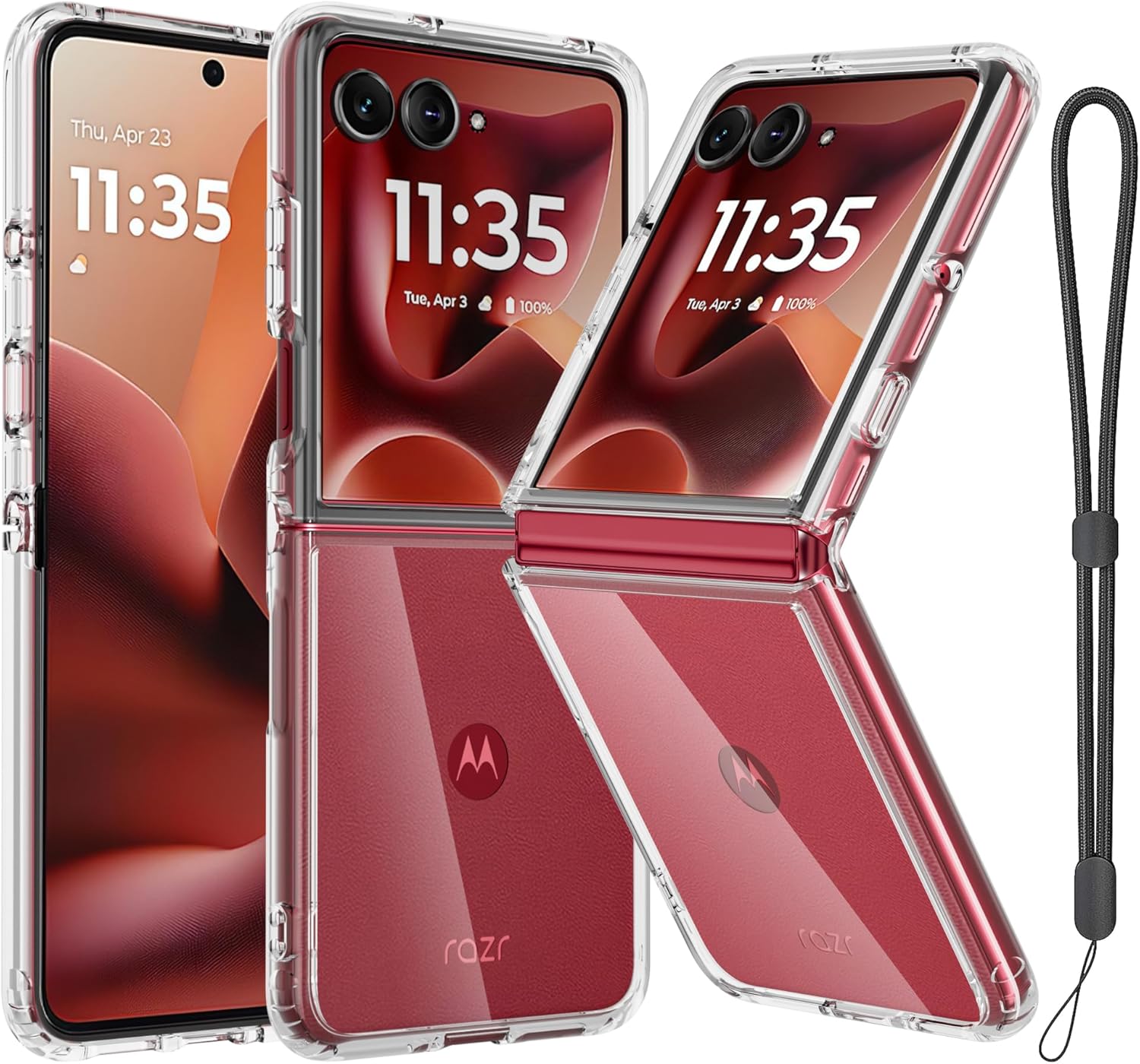 Amazon.com: Case Compatible with Motorola Moto Razr Ultra 2025, Clear ...