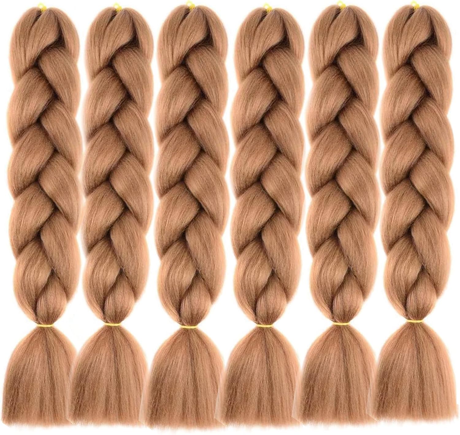 LDMY Hair for Braiding- Long 24Inch Gold Blonde Braid Hair Extensions ...