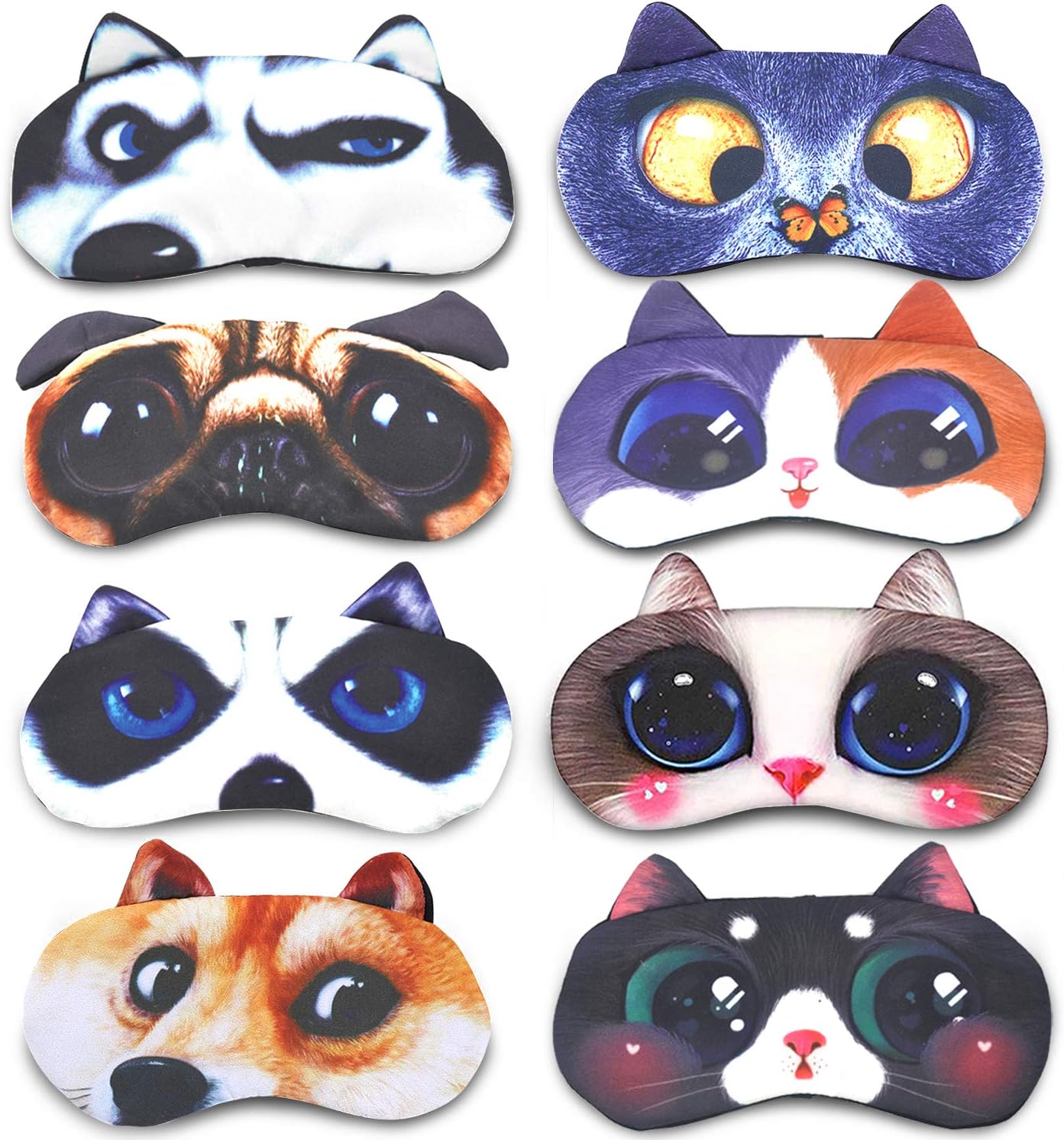 Sleep Mask for Kids Boys Girls Tphon Funny Blindfolds Soft Cute Animal ...