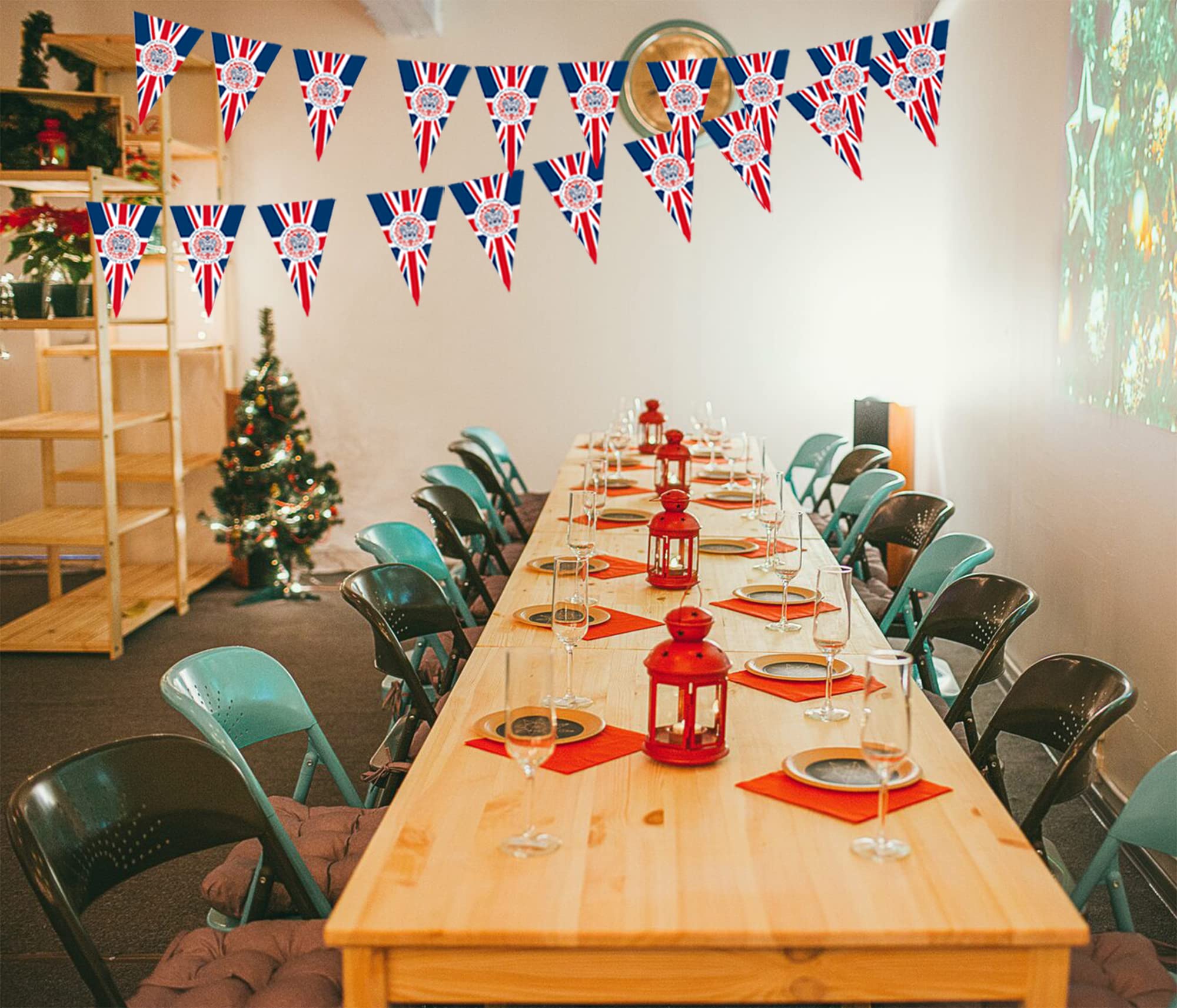 King Charles Coronation Decorations Flags,10M Coronation Bunting King ...