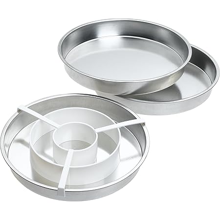 Amazon.com: Chicago Metallic Non-Stick Checkerboard Cake Pan Set ...