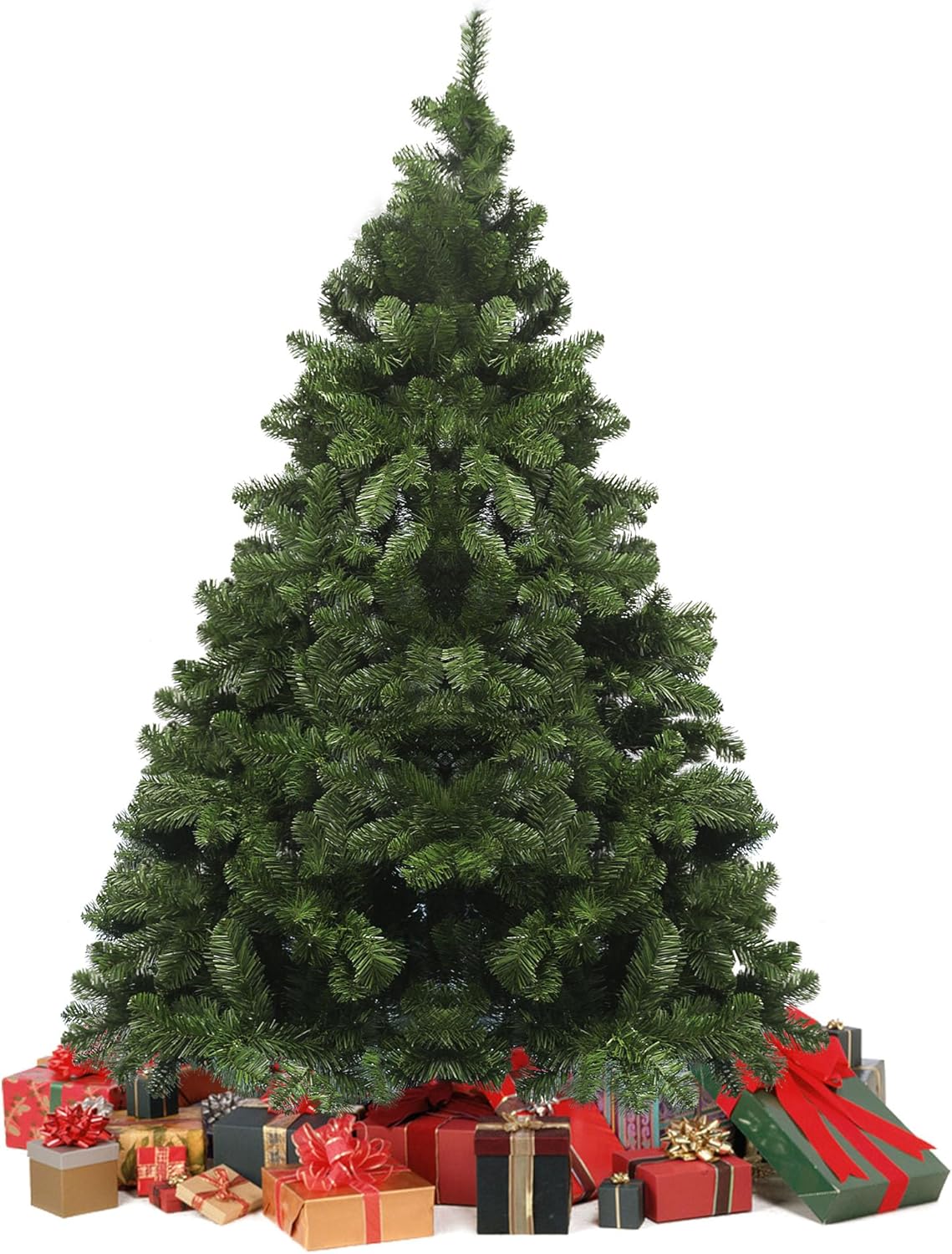 Amazon.com: 7ft Christmas Trees, Premium Hinged Artificial Christmas ...