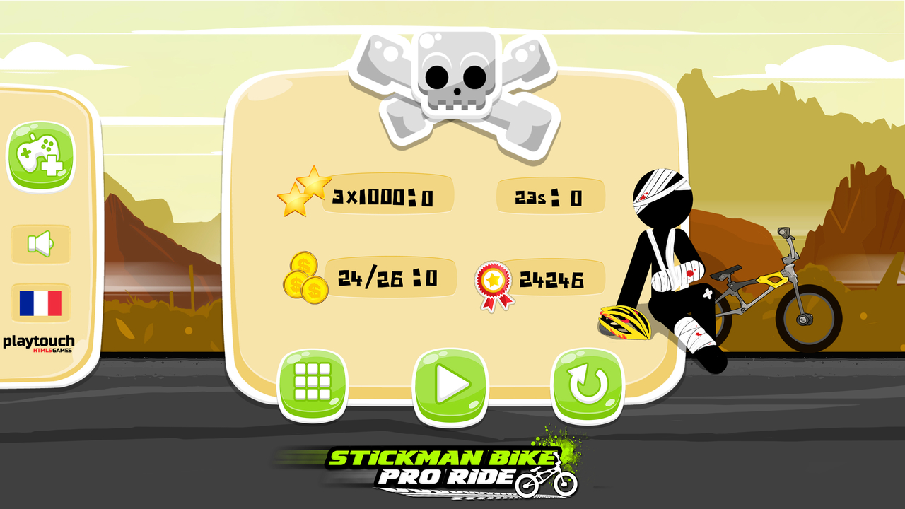 Stickman Bike : Pro Ride for TV - Application sur Amazon Appstore