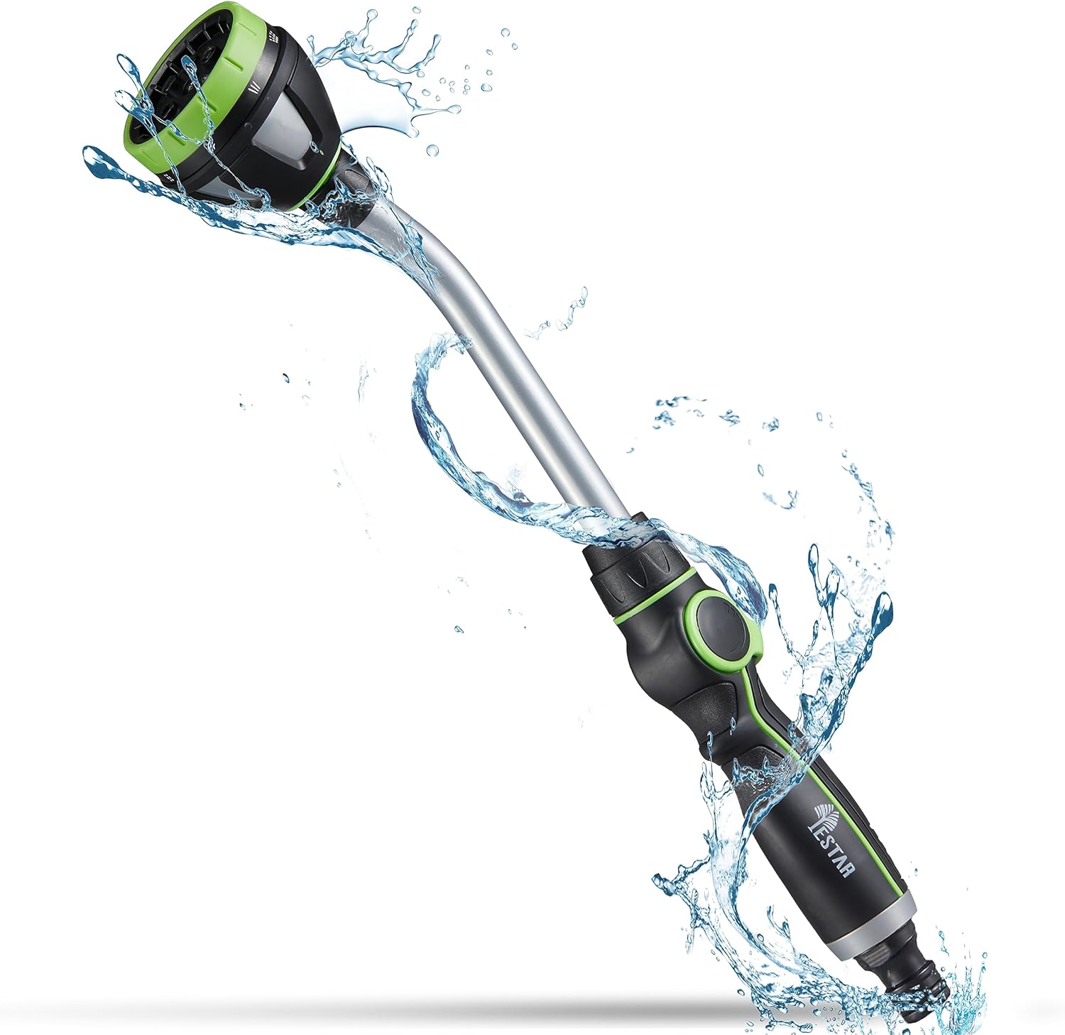 YESTAR 15 inch Spraying Lance Watering Lance, Extended Hose Pipe Spray Gun with 8 Modes ...