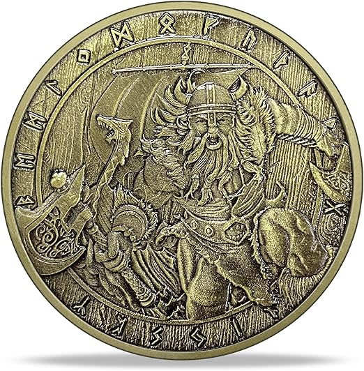 Amazon.com: Norse Viking Warrior Coin Fight for Glory See Us in ...