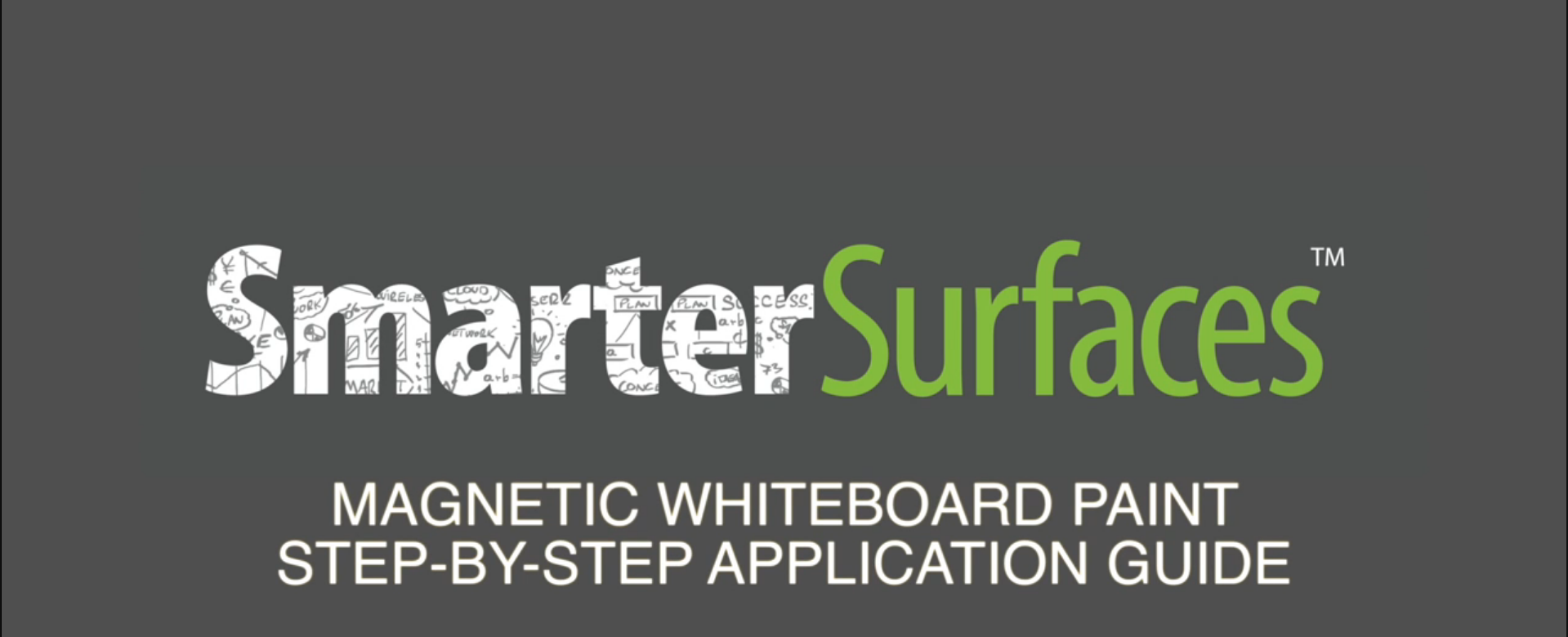 Watch How To Apply SmarterSurfaces White Magnetic Whiteboard Paint on ...