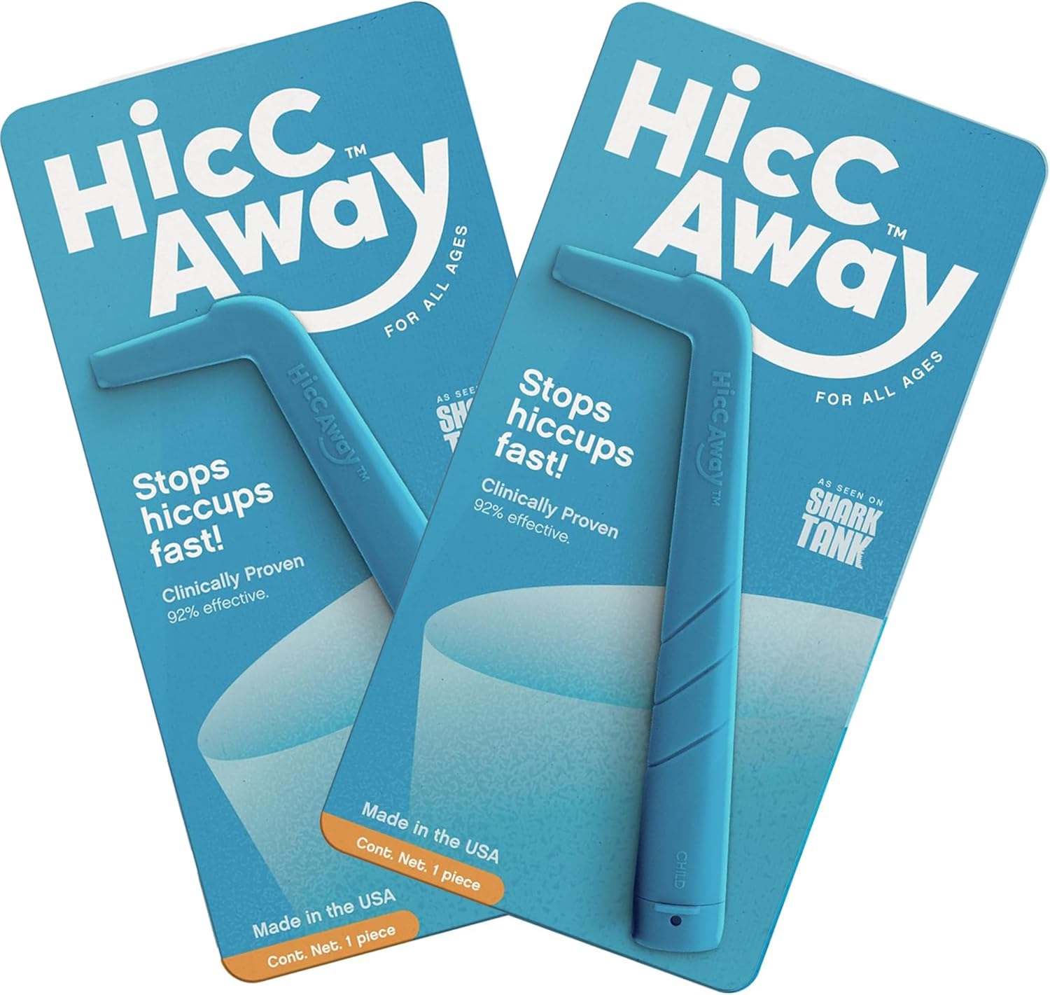 Amazon.com: HICCAWAY Hiccup Straw - Stops Hiccups Naturally & Fast - As ...