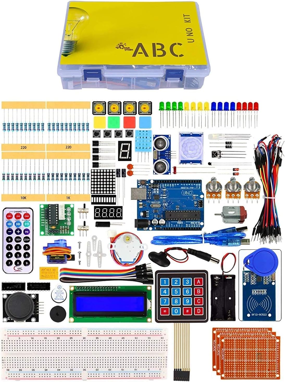 Quad Store Trainee ABC kit compatible with Arduino IDE and Uno R3 with ...