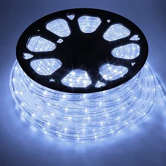 COCOMIA 50 meter LED-ljusslinga utomhus, vattentät LED-slang för ...