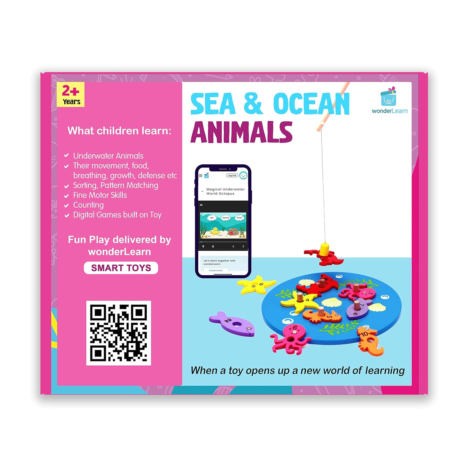 Buy Wonderhood Sea & Ocean Animals Game Set for 2+ Years Old Boy/ Girl ...