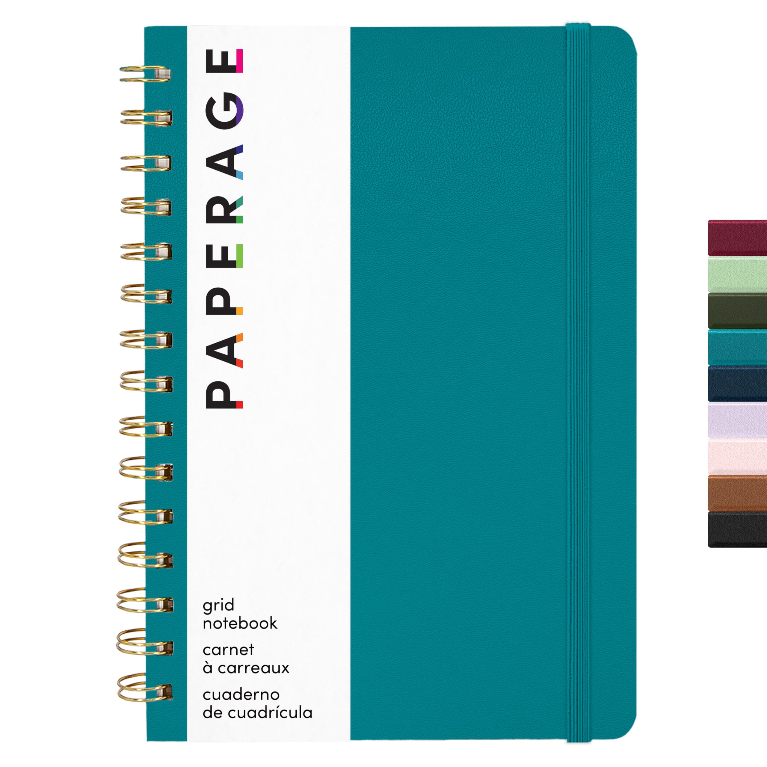 Snapklik.com : PAPERAGE Graph Paper Spiral Notebook & Journal