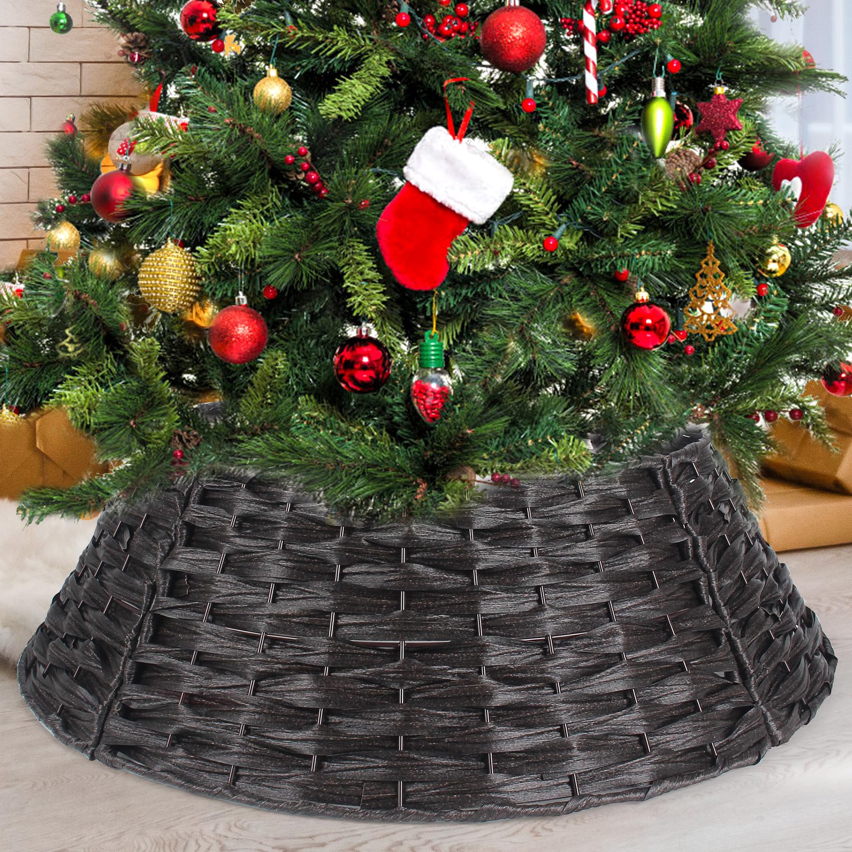 Amazon.com: Christmas Tree Collar 24'' Christmas Tree Collars for ...