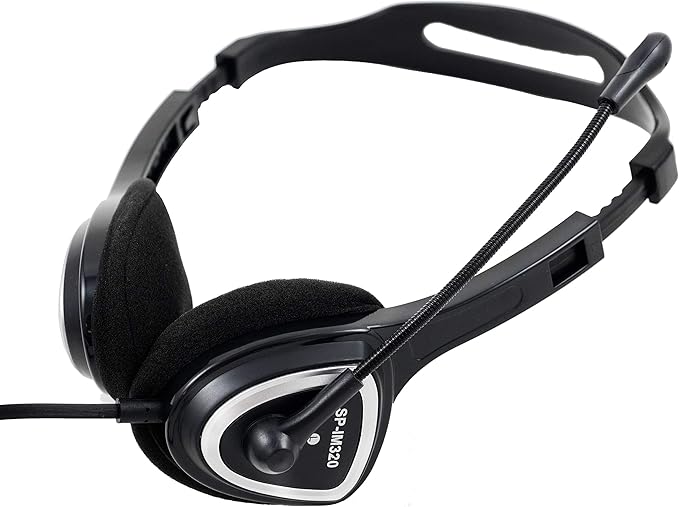 Amazon.com: iMicro Im320 USB Headset with Adjustable Microphone Noise ...
