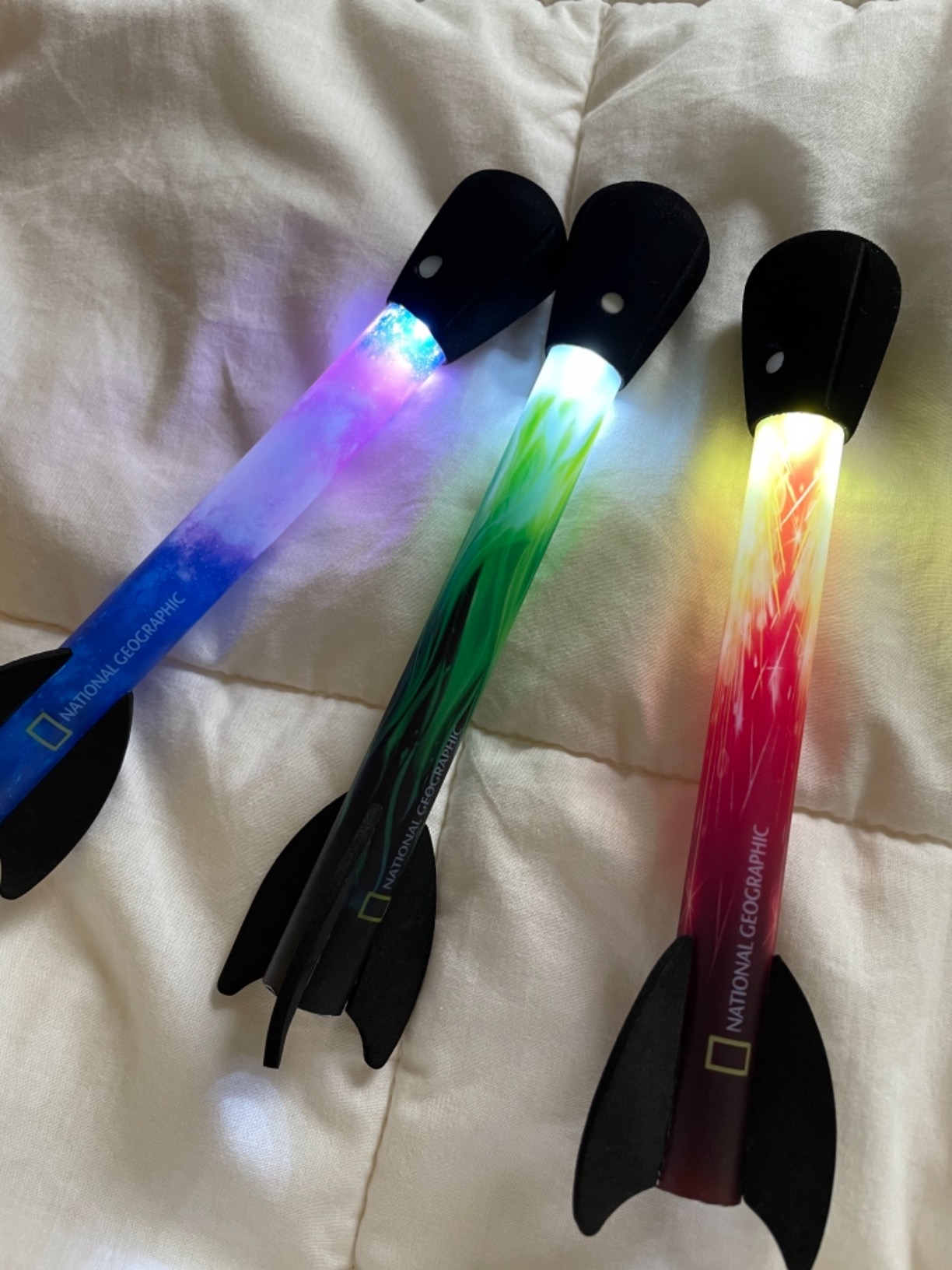 NATIONAL GEOGRAPHIC Air Rocket Toy - Stomp & Launch Dueling Air Rockets ...