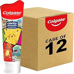 Amazon.com : Colgate Kids Toothpaste with Fluoride, Anticavity & Cavity ...