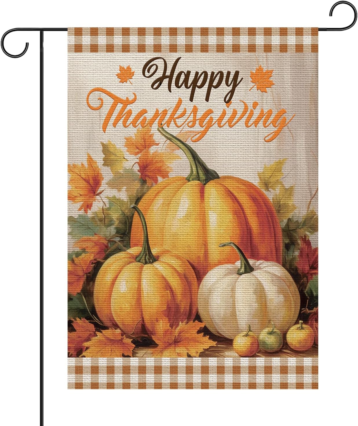 Amazon.com : Thanksgiving Garden Flag, 12x18 Inch Double Sided Fall ...