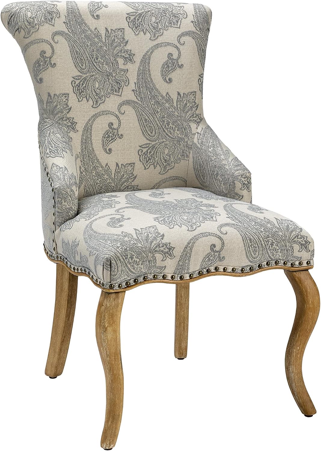 Amazon.com: Crestview Collection CVFZR4520 Danielle Paisley Upholstered ...