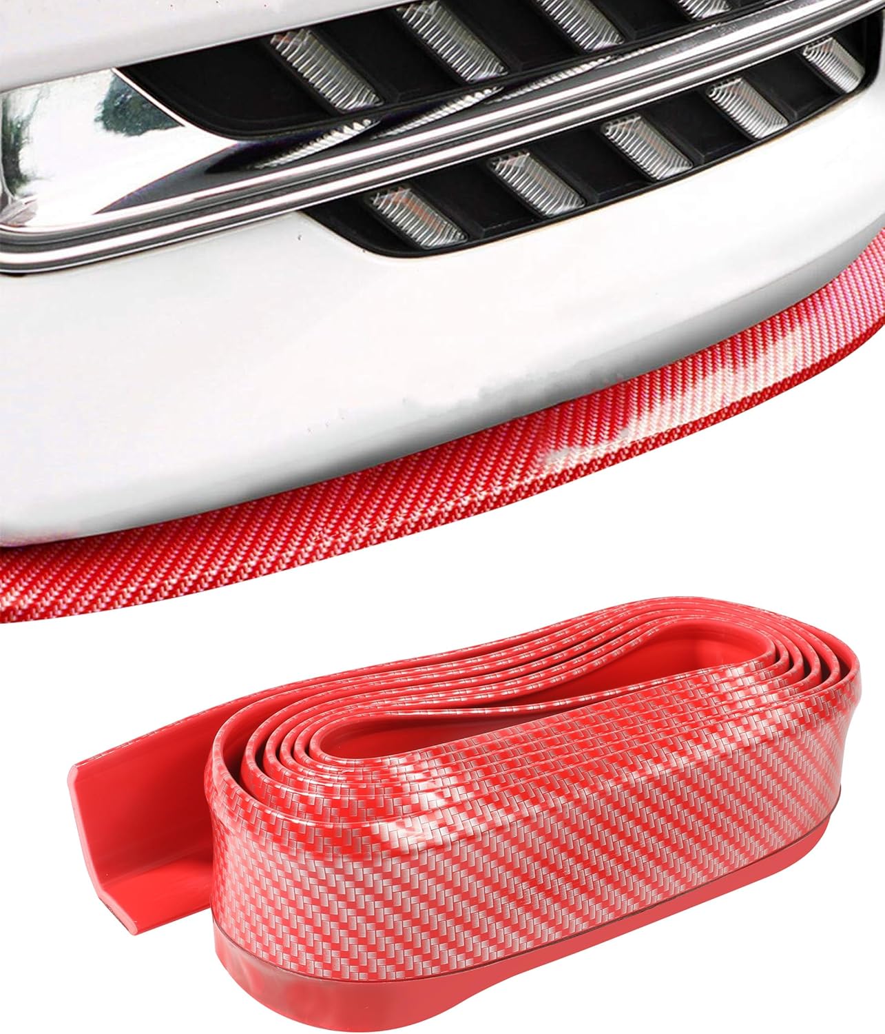 Amazon.com: RACOONA 8.2FT Car Spoiler,Front Lip Spoiler,Car Front ...