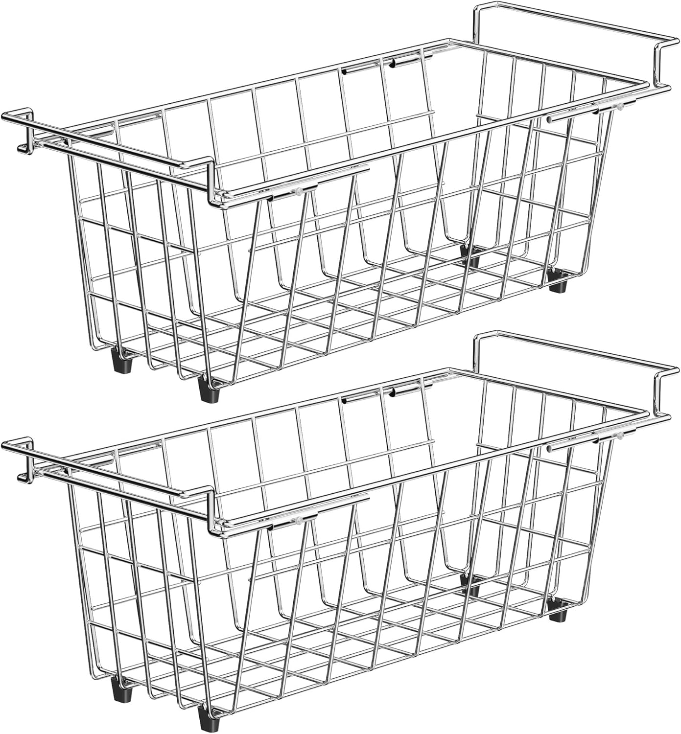 Amazon.com: GEDLIRE Chest Freezer Organizer Bins 2 Pack, Expandable ...