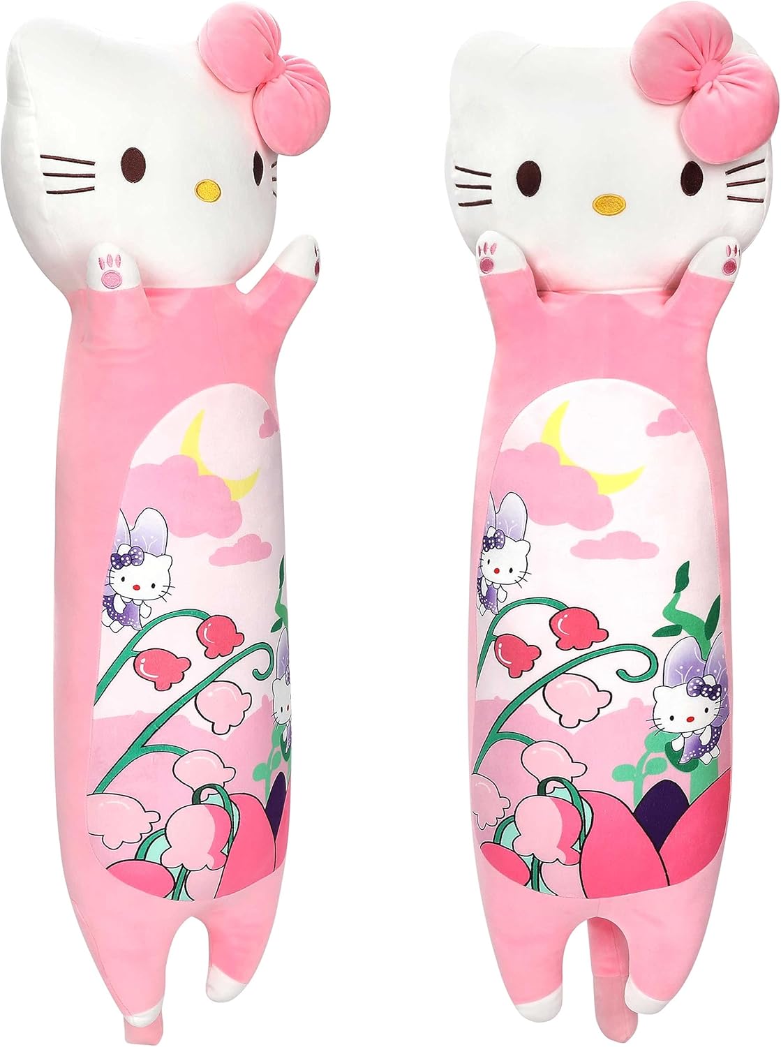 Amazon.com: 39 Inch Kitty Giant Plush, Kitty Long Plush Soft Stuffed ...