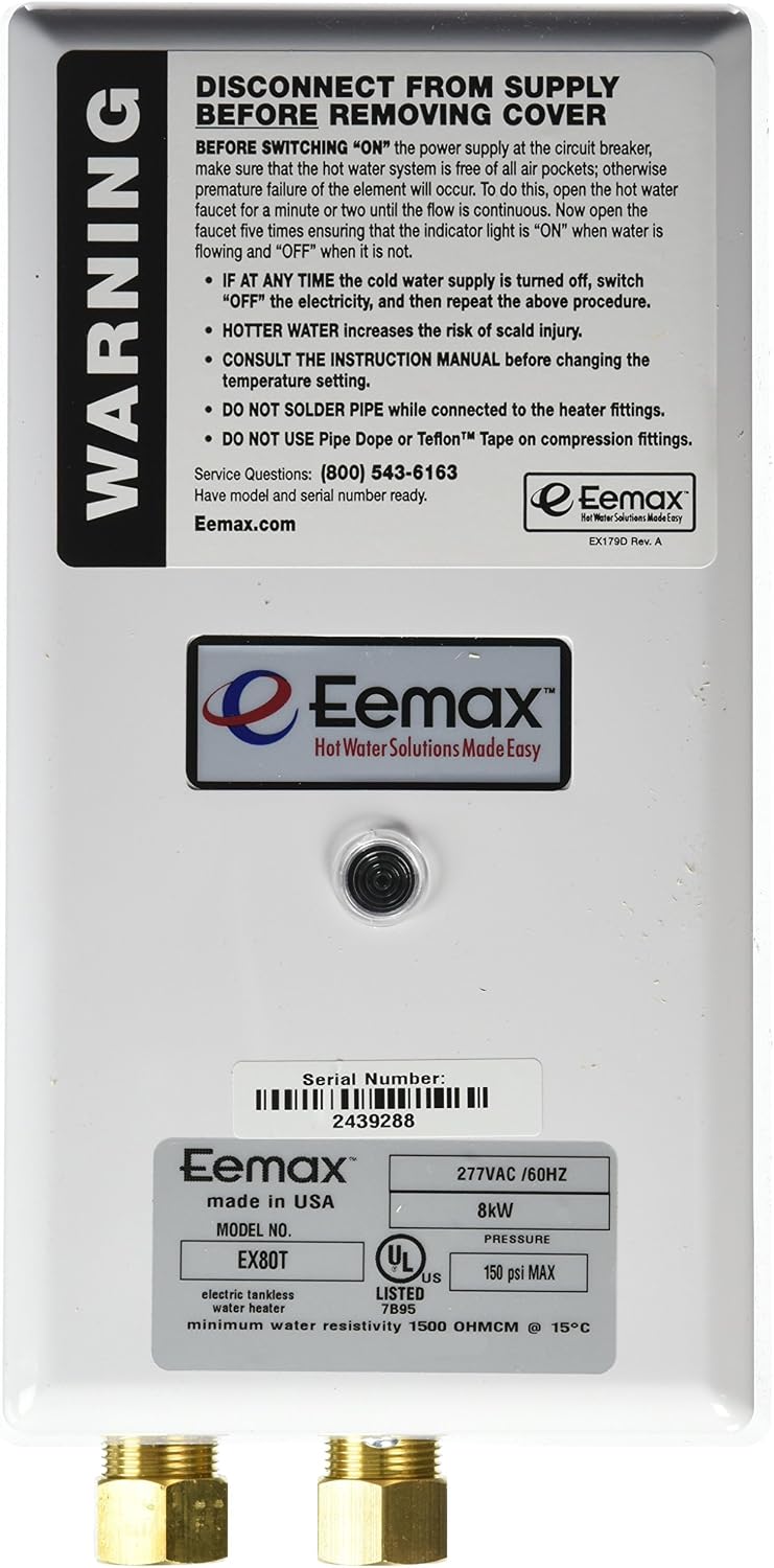 Eemax EX80T, 3.00 x 5.00 x 12.00 inches, Grey - Amazon.com