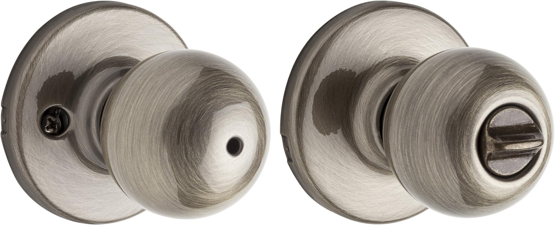 Kwikset Polo Interior Privacy Door Knob with Lock, Door Handle For ...