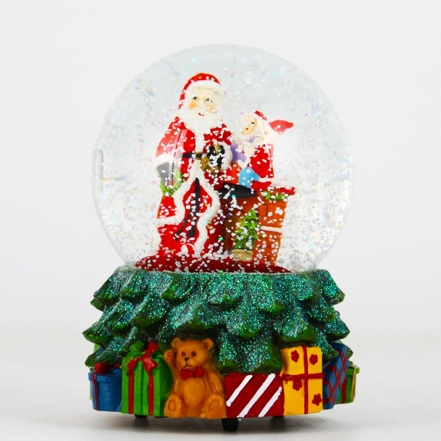 Amazon.com: Christmas Snow Globes, Snow Globes with Music Box Glitter ...
