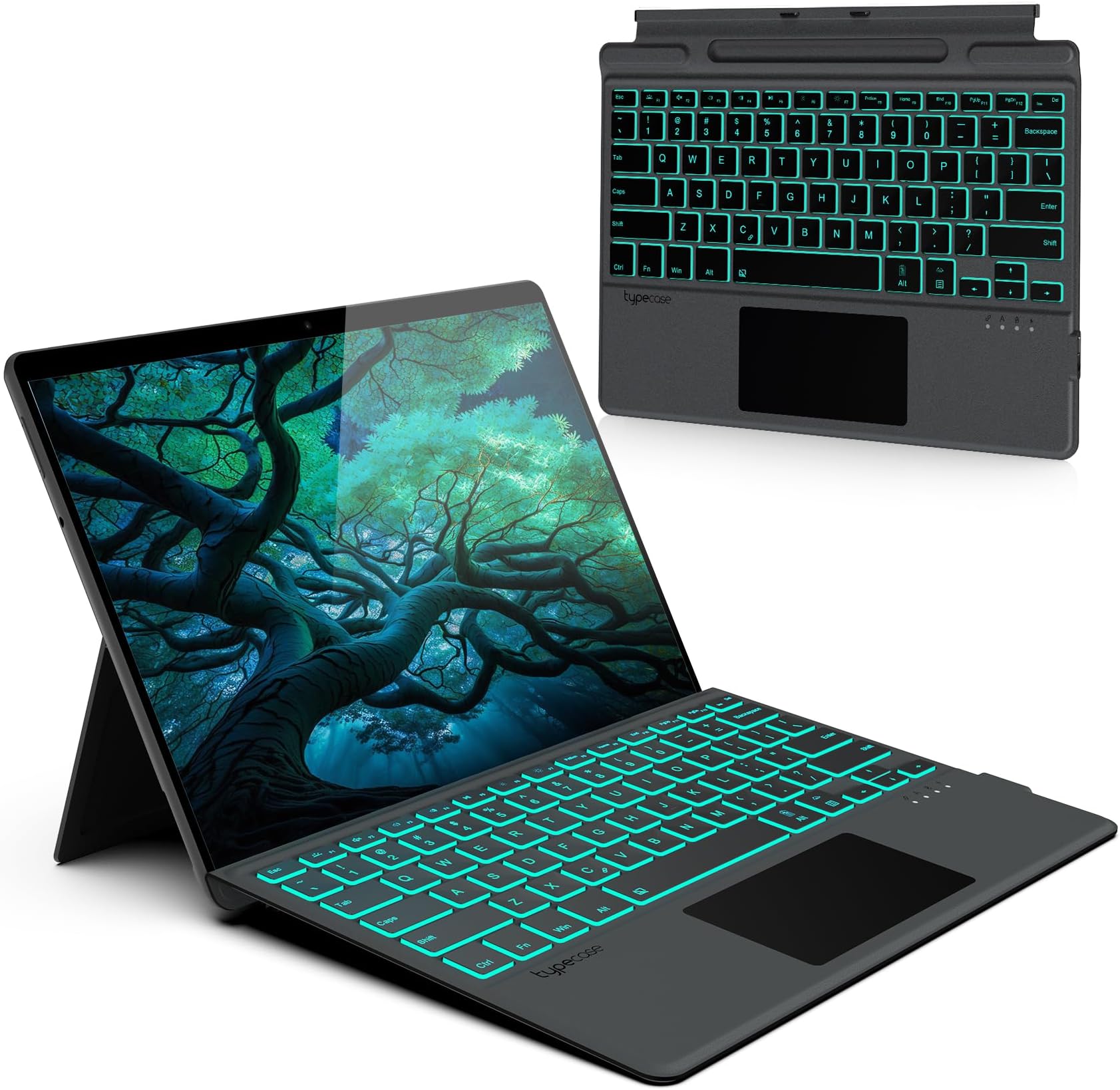 Amazon.com: Wineecy Microsoft Surface Pro 8-13 Inch Backlit Keyboard ...