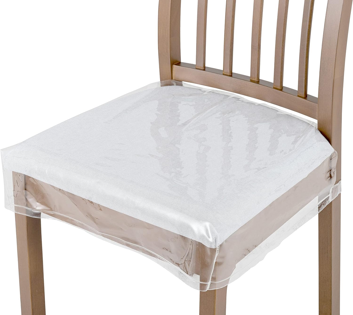 Amazon.com: Ridgesun 4 Pack Plastic Dining Chair Covers/slipcovers ...
