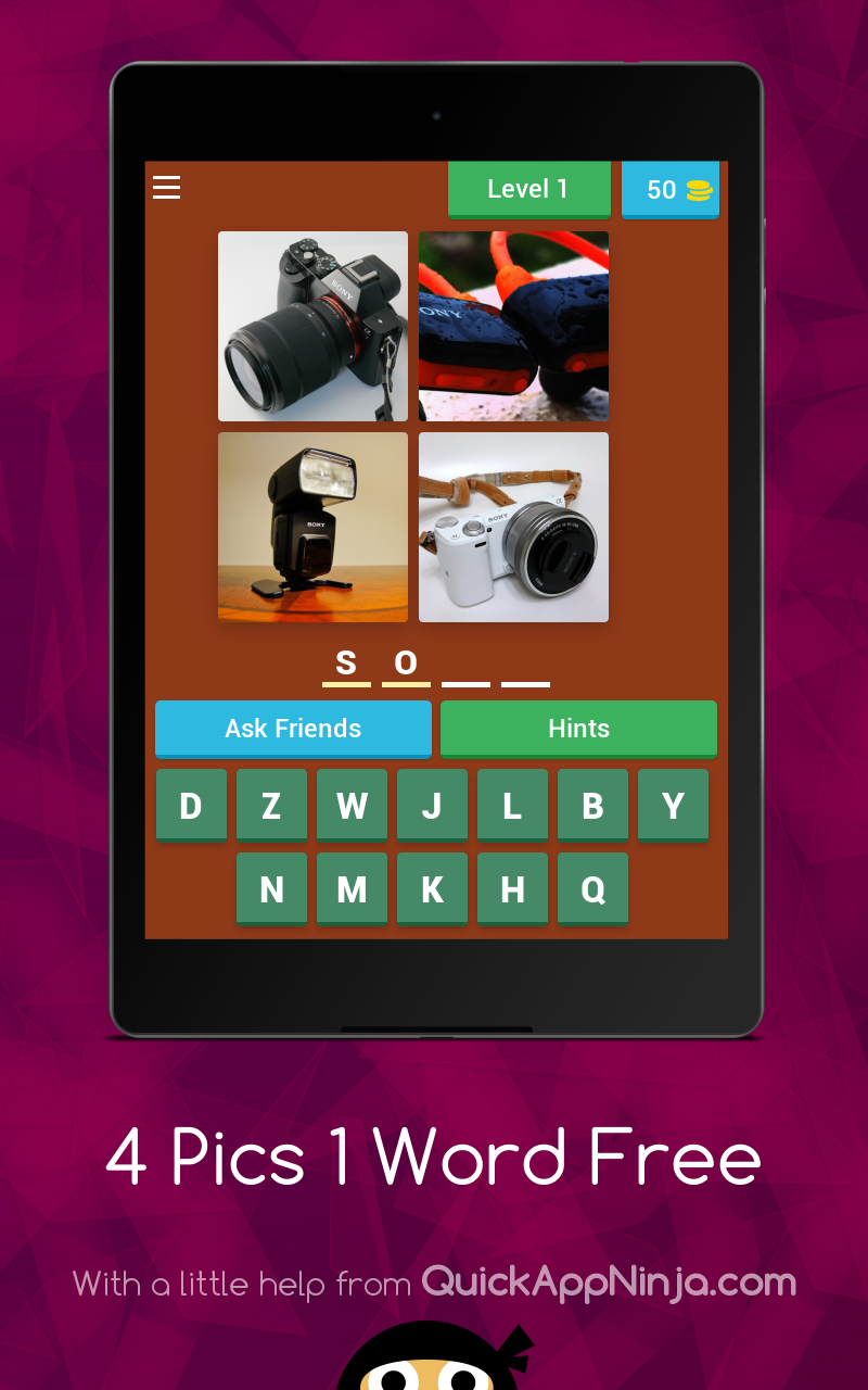4 Pics 1 Word Free - App on Amazon Appstore