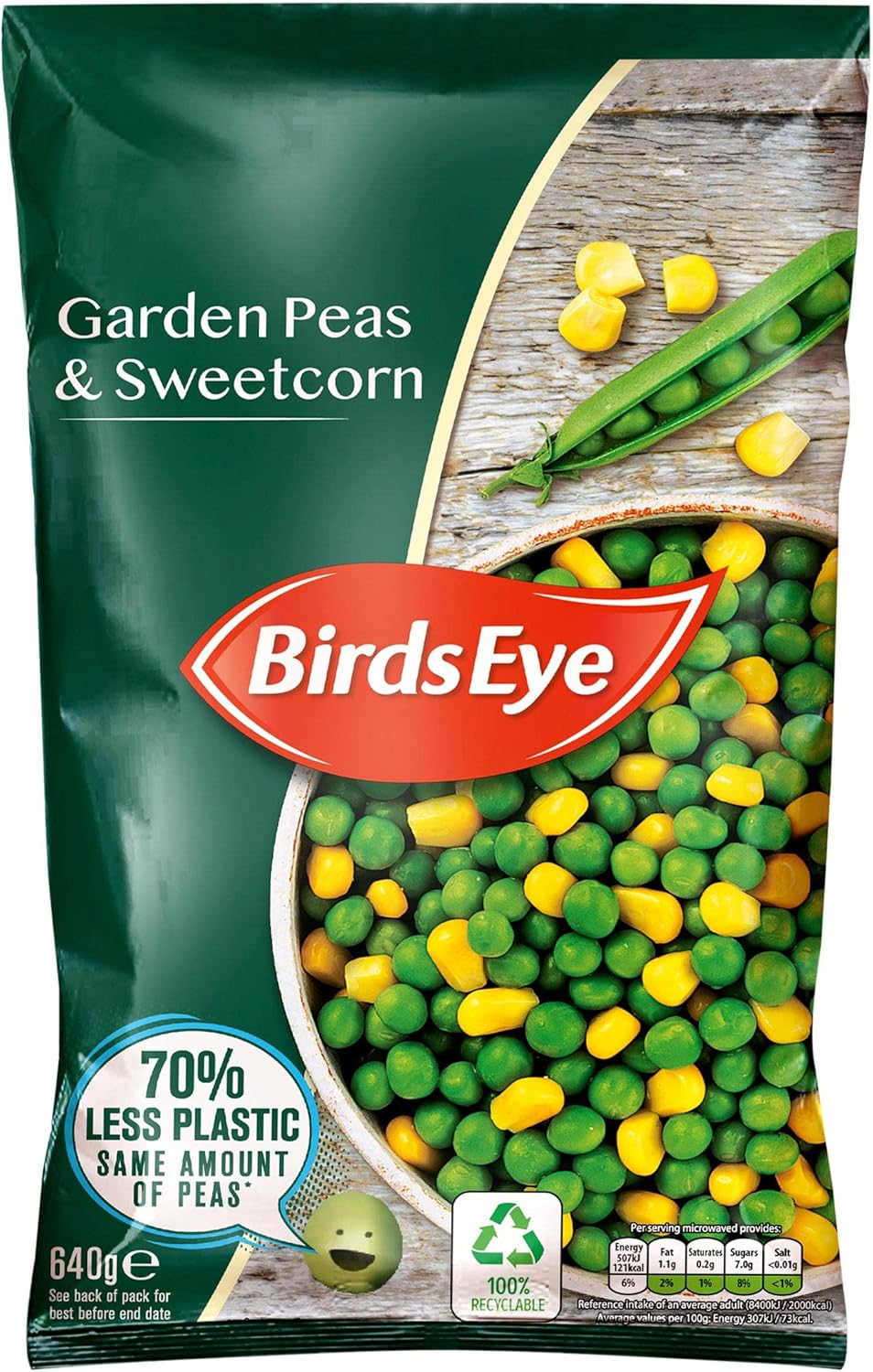 Birds Eyegarden Peas & Sweetcorn, 640g (Frozen) : Amazon.co.uk: Grocery