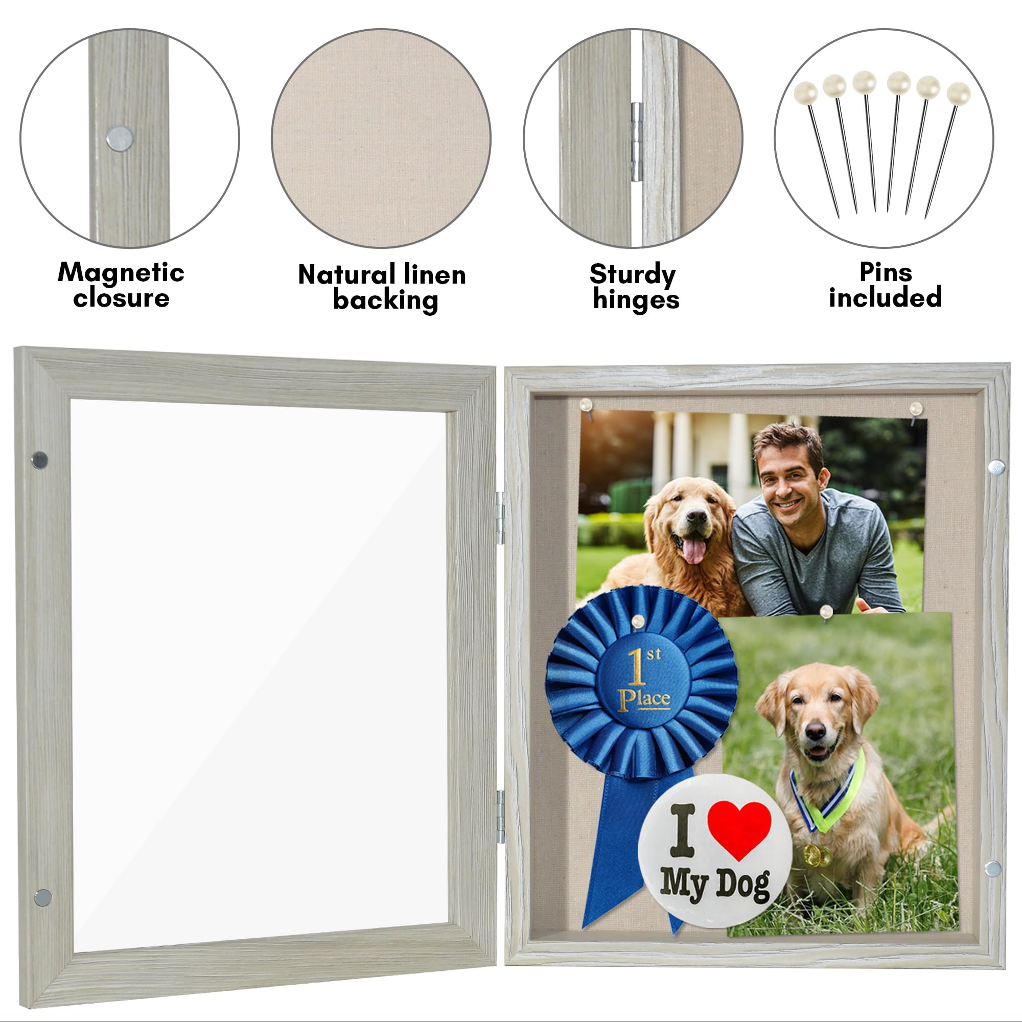 Snapklik.com : Americanflat Front Opening 8x10 Shadow Box Frame