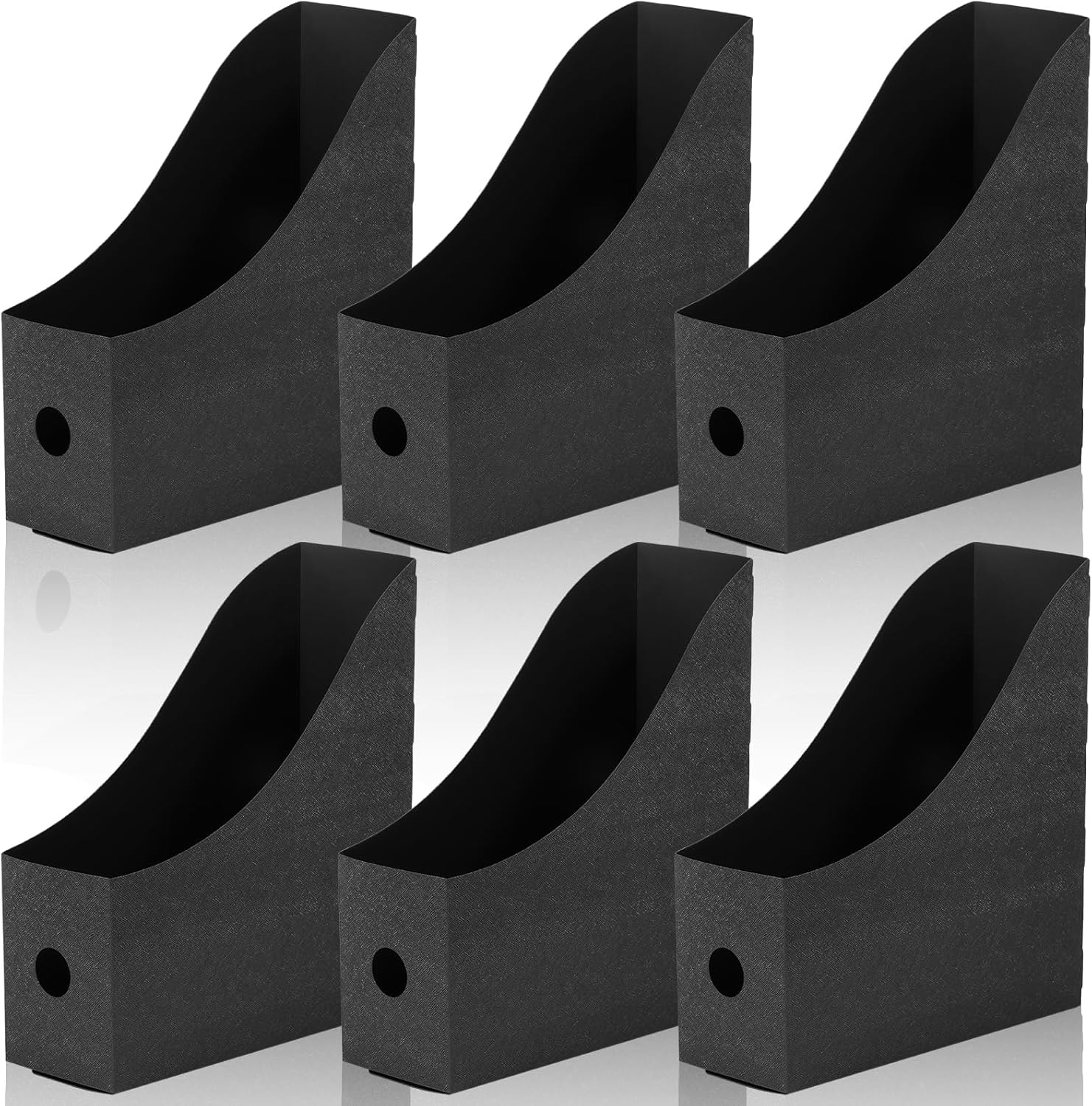 Amazon.com : Tcwhniev 6 Pcs Vertical File Holder, Large Capacity ...