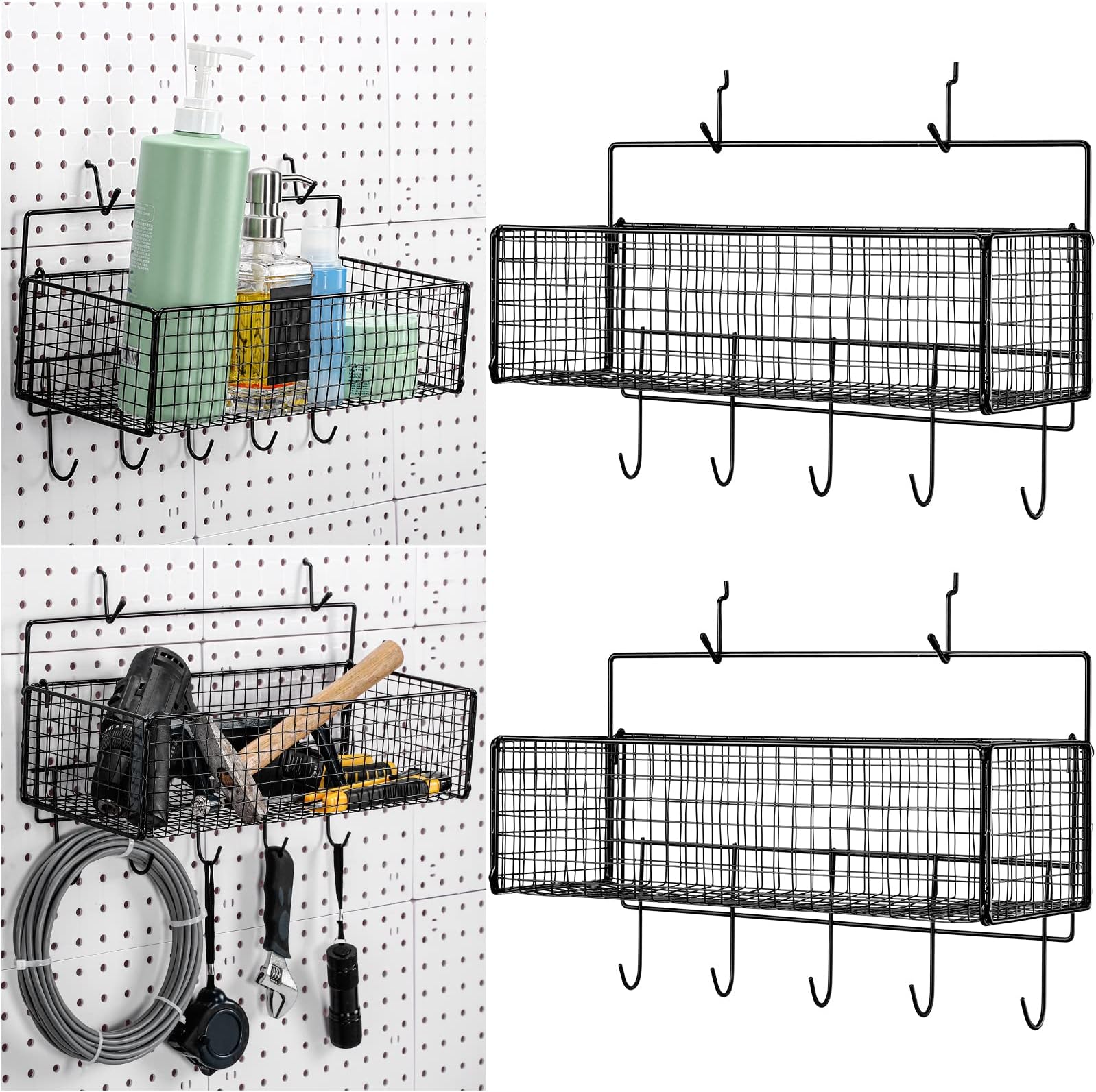 Amazon.com: Shimeyao 6 Pcs Pegboard Accessories Set, Including 2 Wire ...