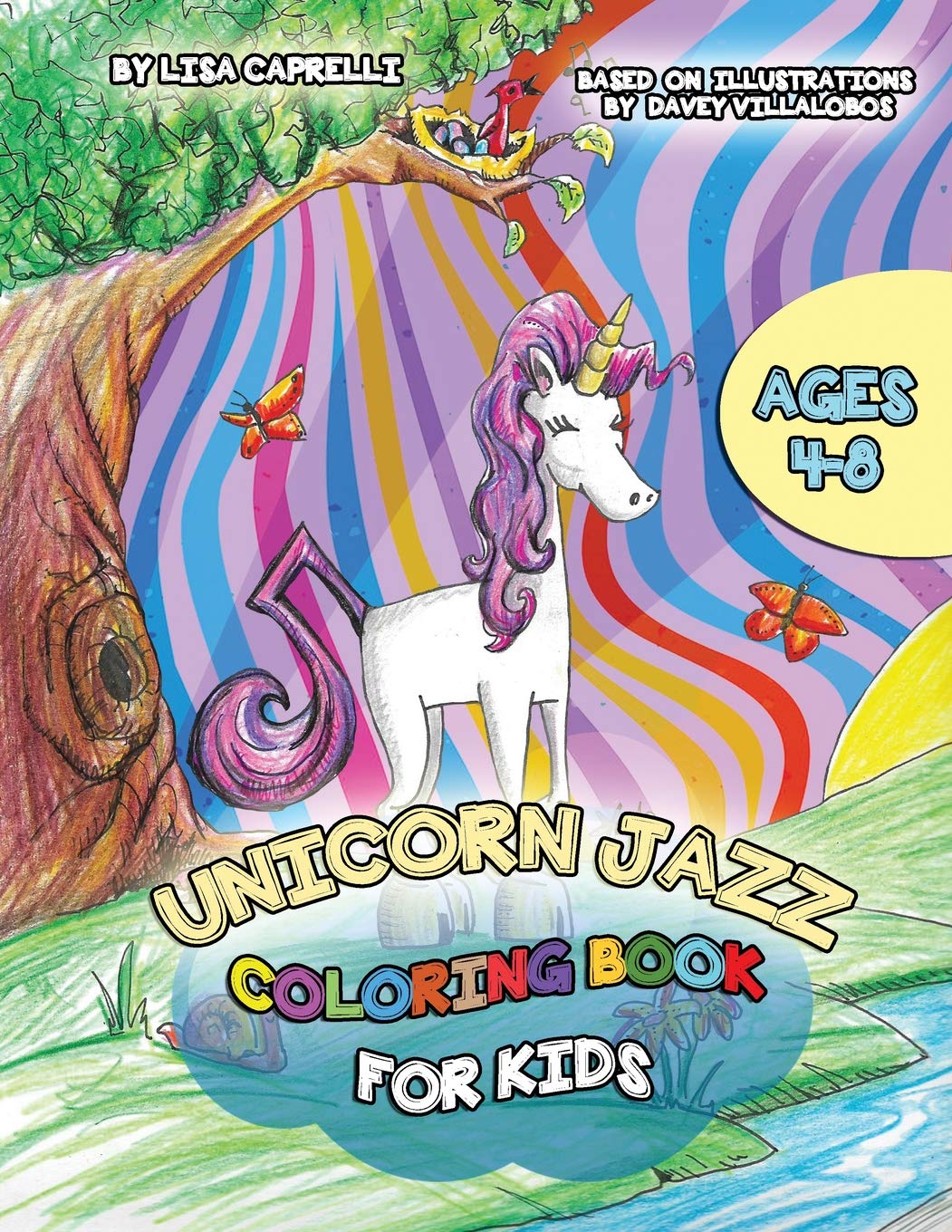Amazon.com: Unicorn Jazz Coloring Book: 9781645164210: Caprelli, Lisa ...
