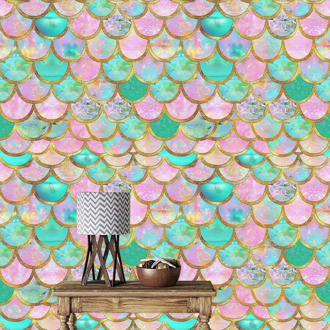 Gold Mermaid Wallpaper Wallpaper Mermaid Golden Vectors